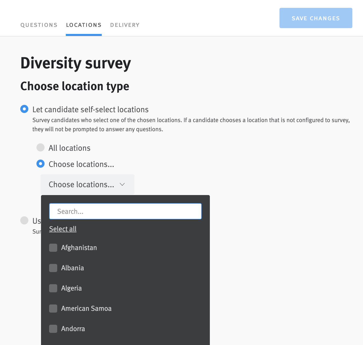 Configuring and using Diversity Surveys – Lever Help Center