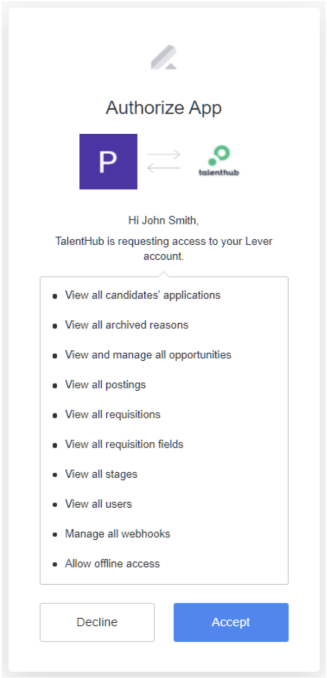 Enabling and using the Talenthub integration – Lever Help Center