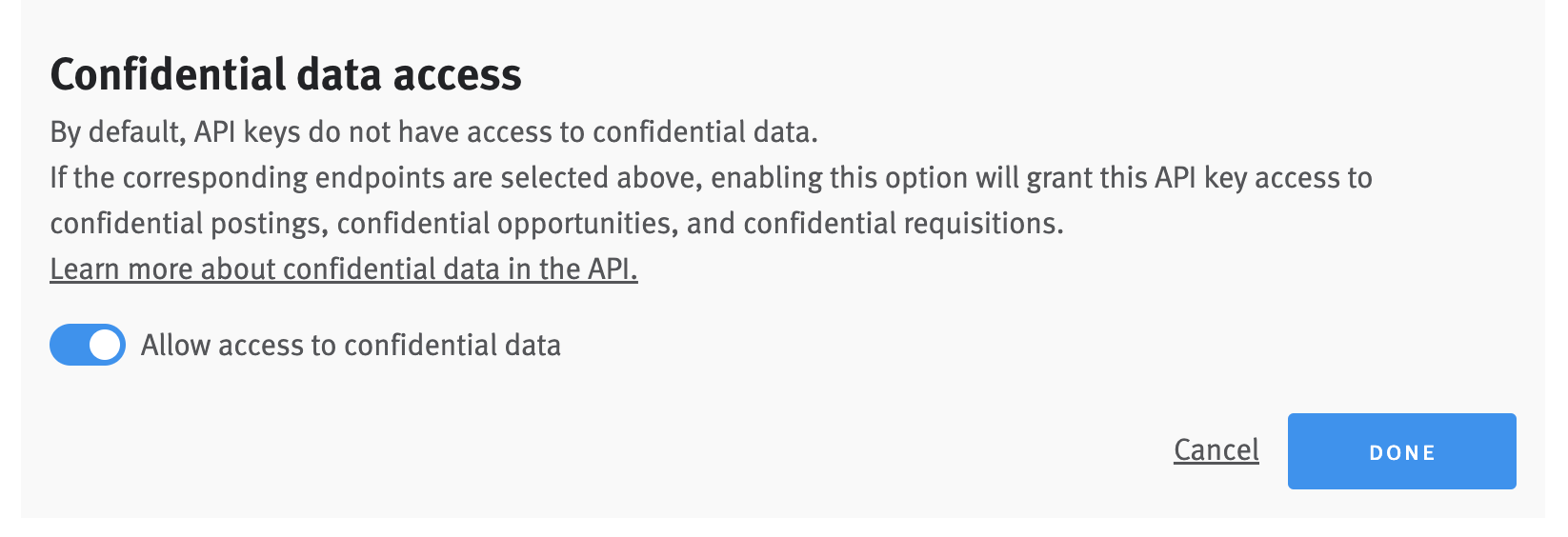 Generating and using API credentials – Lever Help Center