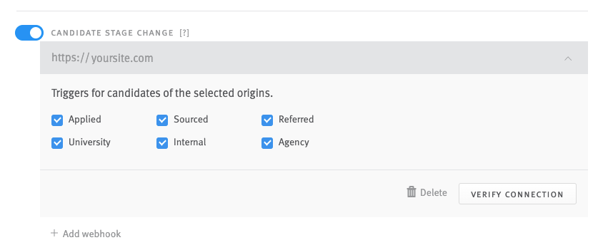 Enabling and using the Harver integration – Lever Support