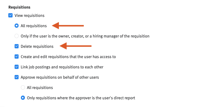Creating and managing requisitions – Lever Support