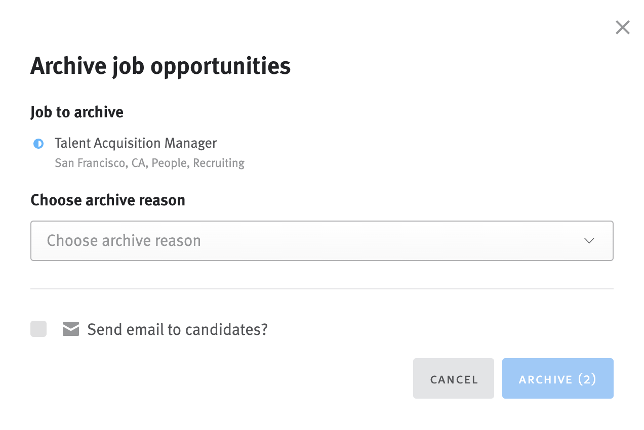 Operating the Archive – Lever Support