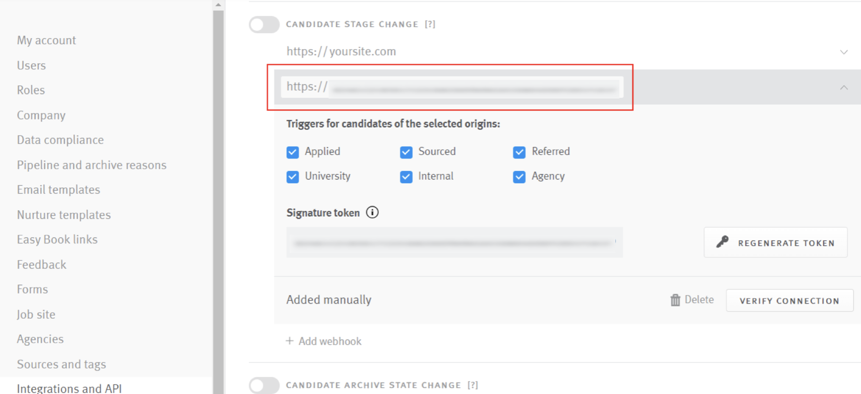 Enabling and using the Test Partnership integration – Lever Help Center