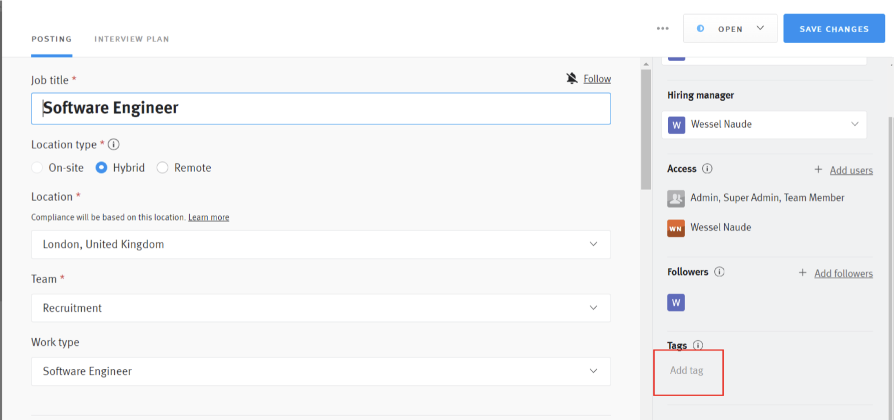 Enabling and using the Test Partnership integration – Lever Help Center