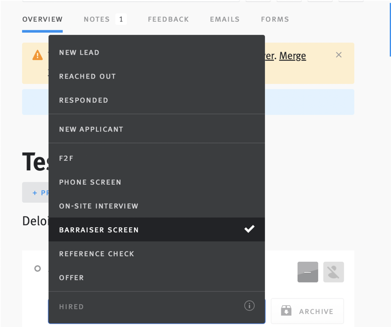Enabling and using the BarRaiser integration – Lever Help Center