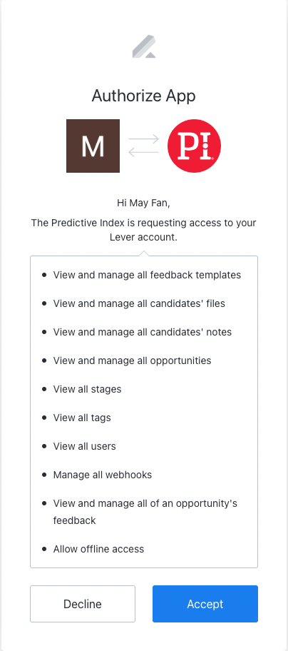 Enabling and using the Predictive Index integration by Joynd – Lever Support