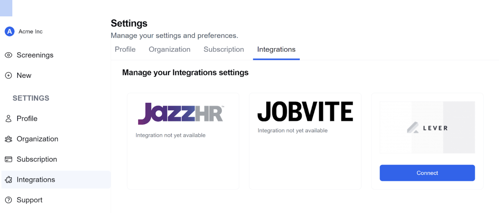 Enabling and using the HiringKit integration – Lever Help Center