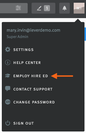 Accessing Employ HireEd and Lever live training – Lever Support