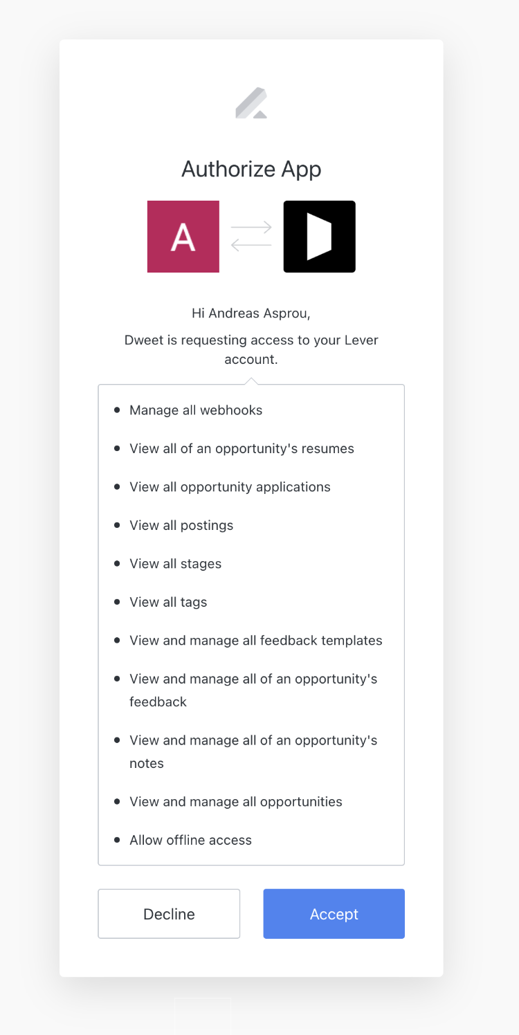 Enabling and using the Nova by Dweet integration – Lever Help Center