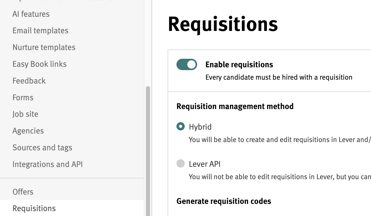 Create and Manage Requisitions